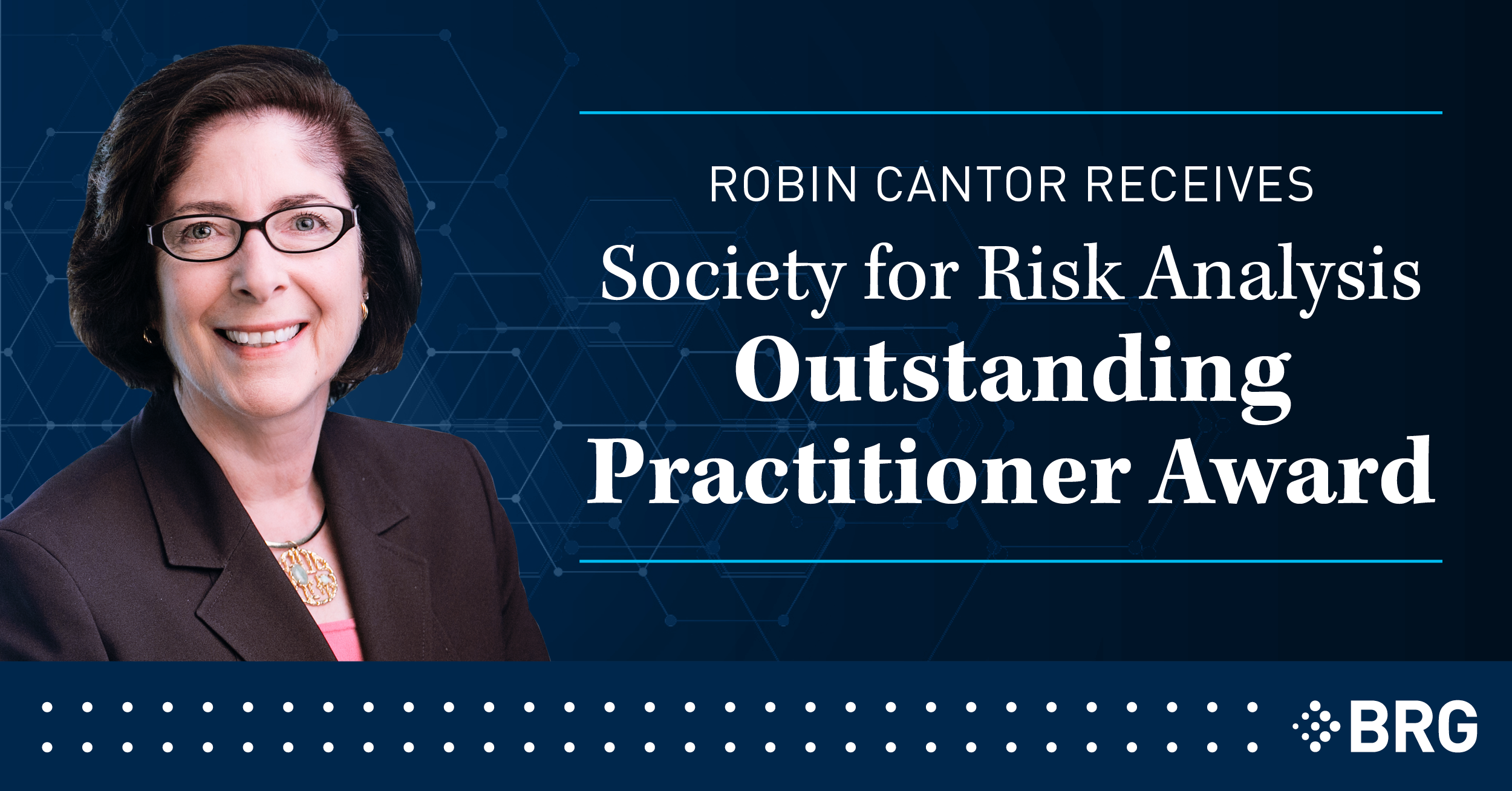 Robin Cantor | Society for Risk Analysis Outstanding Practitioner Award ...