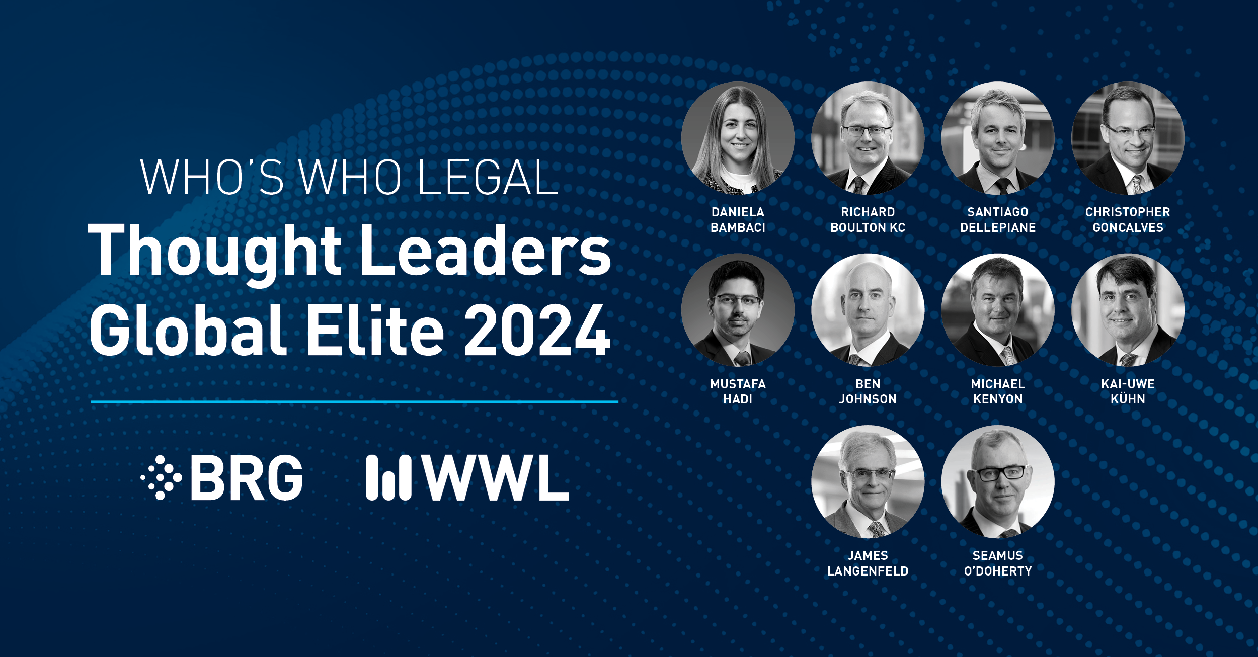 Who's Who Legal: Global Elite Thought Leaders 2024 | News | BRG
